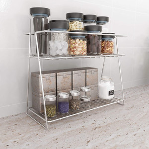 Daaduji Containers Kitchen Rack Steel Creations / Stainless Steel Spice ...