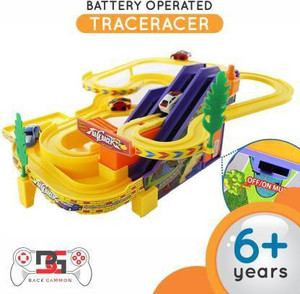 Unique World Trade 02568 Track Racer Toy Game Car Racing Ramp Set with ...