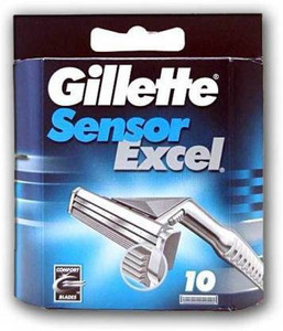 Gillette Sensor Excel Blade 10 Cartridge( pack of 1) - Price in India ...