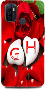 Ignite Back Cover for OPPO A53/CPH2127,G Loves H Name,G Name, H Letter ...