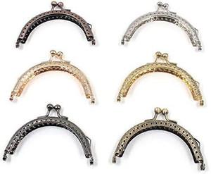 Tulead Retro Kiss Clasp Metal Wallet Clasp Lock Purse Kiss Lock Clasp ...