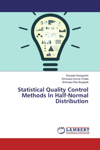 Statistical Quality Control Methods In Half-Normal Distribution: Buy ...