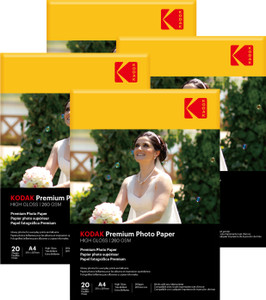 Flipkart.com | KODAK High Glossy Photo Paper (1 x 20 Sheets) A4 260 gsm ...