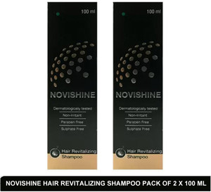 novishine hair revitalizing shampoo | shampoo without sulfate(pack of 2 ...