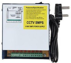 RS TRADERS CCTV Power Supply 8 Channel High Quality Metal Case Type ...