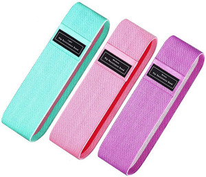 FirstFit Pull Up Resistance Bands, Stretch Exercise Wide Workout Hip ...