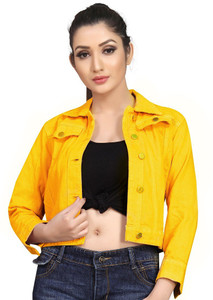 DeVry 3/4th Sleeve Solid Women Jacket - Buy DeVry 3/4th Sleeve Solid ...