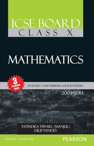 ICSE Board Class X Mathematics 10Years Chapterwise Solved Papers: Buy ...