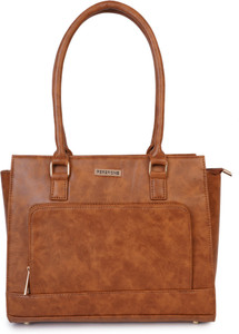 Buy PEPERONE Women Tan Handbag Tan Online @ Best Price in India ...