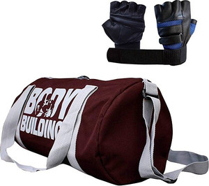 JMO27Deals Polyester Body Building Duffle Gym Bag for Men and Women ...