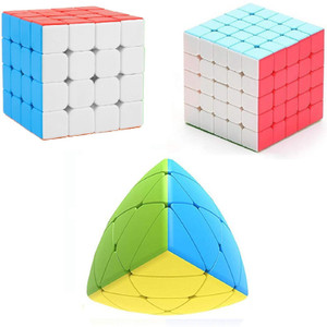 vworld Challenging High Speed Smooth Stickerless Cube Combo Of Round ...