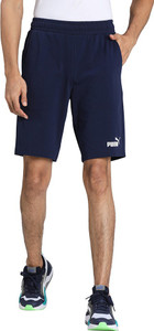 PUMA Solid Men Blue Sports Shorts - Buy PUMA Solid Men Blue Sports ...