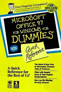 Microsoft Office 97 for Windows 95 for Dummies Quick Reference: Buy ...