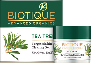Biotique Advanced Organics Tea Tree Targeted Skin Clearing Gel for ...