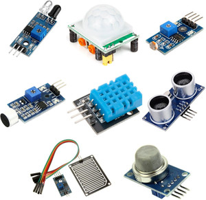 Robotbanao W0-AUQW-KT78 Mini Sensor Kit With Pir, Ultrasonic Sensor, Ir ...