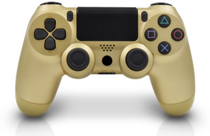 Clubics Wireless PS4 Golden Controller - Gold Joystick - Clubics ...