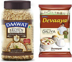 Daawat Brown Rice with Daliya Combo Price in India - Buy Daawat Brown ...