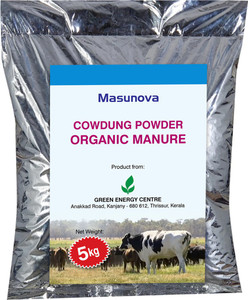 Green Energy Cowdung Dry Powder 5kg (1Kg x 5 Pack) Manure, Fertilizer ...