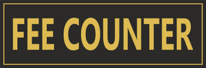 CREATIVE ADVERTISERS Fee Counter Emergency Sign Price in India - Buy ...