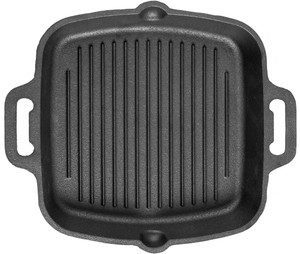 Mr. Butler Natural Cookware Pre-Seasoned Cast Iron 10.25 Inch Black ...