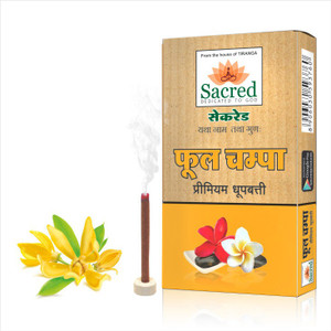 SACRED Phool Champa Dry Dhoop Sticks Phool Champa Price in India - Buy ...
