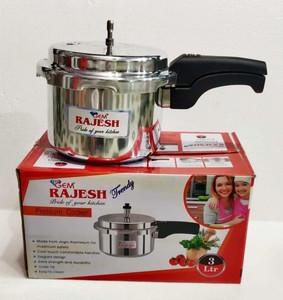 GEM RAJESH 3 L Outer Lid Induction Bottom Pressure Cooker Price in ...