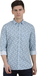 Ancient Jock Men Printed Casual Blue Shirt - Buy Ancient Jock Men ...