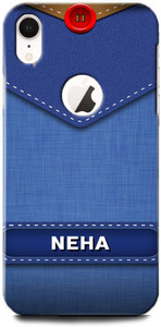 WallCraft Back Cover for Apple iPhone XR NEHA NAME, N LETTER, BLUE ...