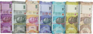 Dezineinnovation Combo (100 Each x 7=700 Nakli Note) Playing Indian ...