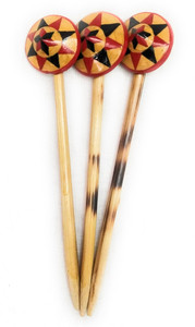 Easy Handicraft Handcrafted wooden Hair Bun Sticks/Pin( Wooden Jaapi ...