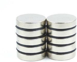 MAGTEK 10 Pieces of 10mm x 3mm Disc / Cylindrical magnets - Fridge ...