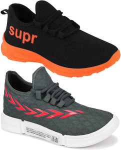 World Wear Footwear Combo Pack of 2 Running Shoes For Men - Buy World ...