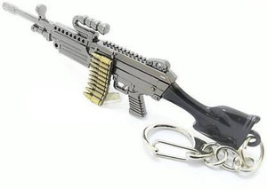 LKDS PUBG THEME PREMIUM KEY CHAIN AWM M249 Sniper Gun Keychain for gift ...