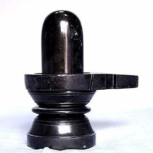 vrindavan shopi BLACK STONE SHIV LINGA PINDI FOR HOME TEMPLE Decorative ...