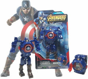 Synlark Robot Toy Convert to Digital Wrist Watch for Kids Robot ...