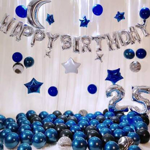 Flipkart.com | Wisdom Decor Solid Happy Birthday Solid Foil Balloon Set ...
