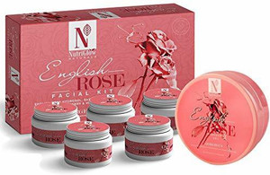 NutriGlow NATURAL'S English Rose Skin Care Combo : Hydrosol Facial Kit ...