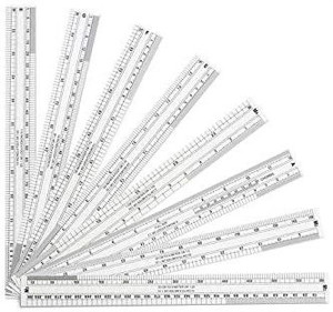 Flipkart.com | M I Enterprises CARD BOARD SCALE PAPER SCALE SET OF 8 ...