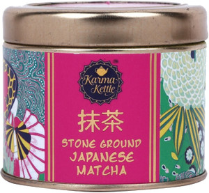 Karma Kettle Stone ground Japanese Matcha powder, 50 gm Unflavoured ...