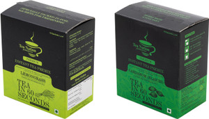 Tea Nation Premium Instant Premix Combo Lemongrass and Cardamom Tea (10 ...