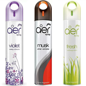 Godrej Aer Violet, Musk, Fresh Spray Violet , Musk , Fresh 240 ml (Pack ...