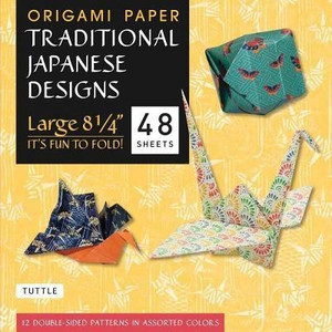 Origami Paper - Traditional Japanese Designs - Large 8 1/4": Buy ...