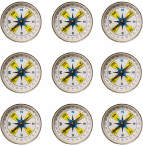 Scienco Compass(5cm dia),Pack of 9,With NSEW markings Compass - Buy ...