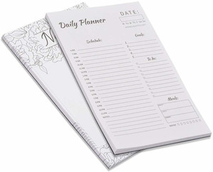 COI Daily Planner & Doodling Writing Note pad Pack of 2 to Do List ...