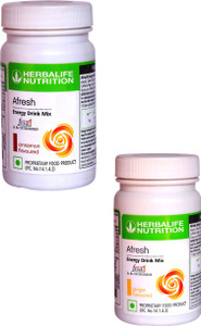 HERBALIFE Afresh Energy Drink Mix - Cinnamon Flavor & Ginger Flavor ...