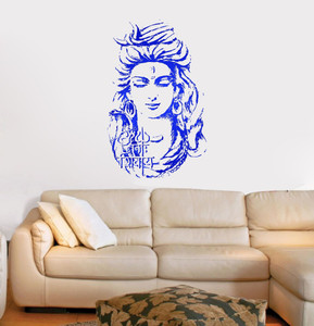 STICKER STUDIO 58 cm Lord Shiva Removable Sticker Price in India - Buy ...