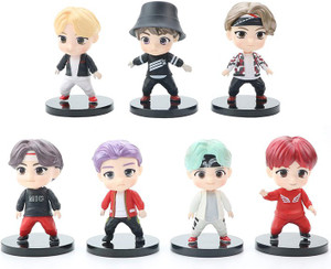 PLA Giftmart Bangtan Boys Groups Doll Model Character Cute Kpop Star ...