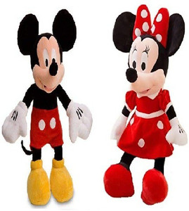 Gadget Mart Mickey & Minni Mouse Combo couple soft toy premium Quality ...