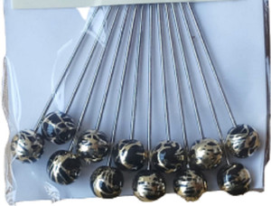 TRUSTED TRADE Hijab pins/Scarf pins/Stole pin.Shining Japanese round ...