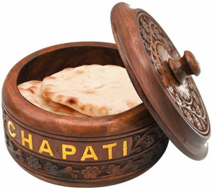 Naayaab Craft Wooden Chapati Casserole Pakka Sheesham Wood Handmade ...